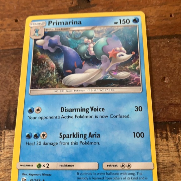 Toys | Primarina Pokmon Card | Poshmark